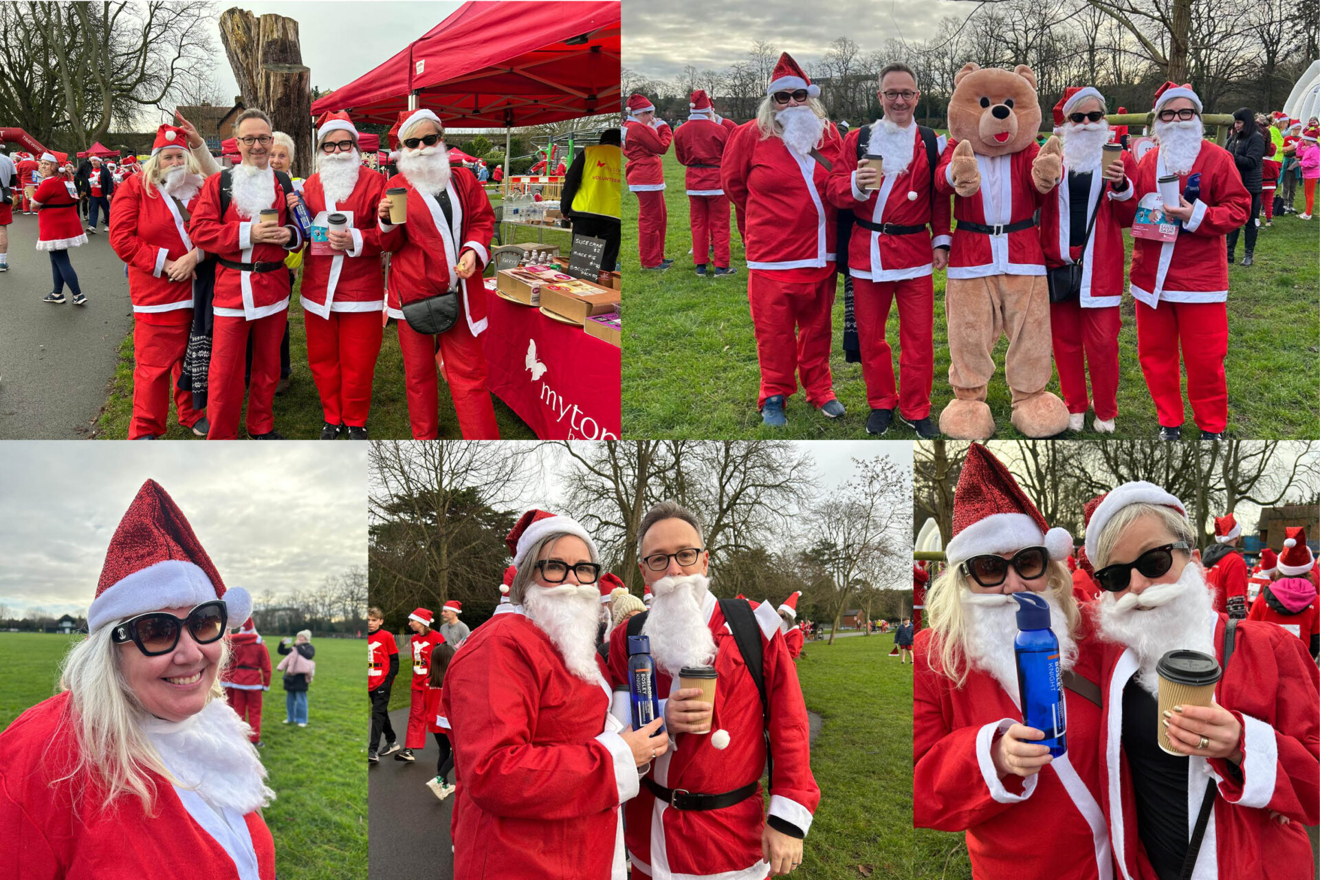 Cutting a dash in their Santa suits! - Sheldon Bosley Knight Estate Agents